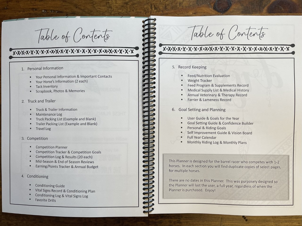 Barrel Racing Logbook Goal Setting Planner Rodeo Journal - Etsy