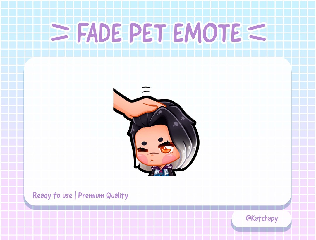 Fade Pet Emote for Twitch and Discord VALORANT - Etsy