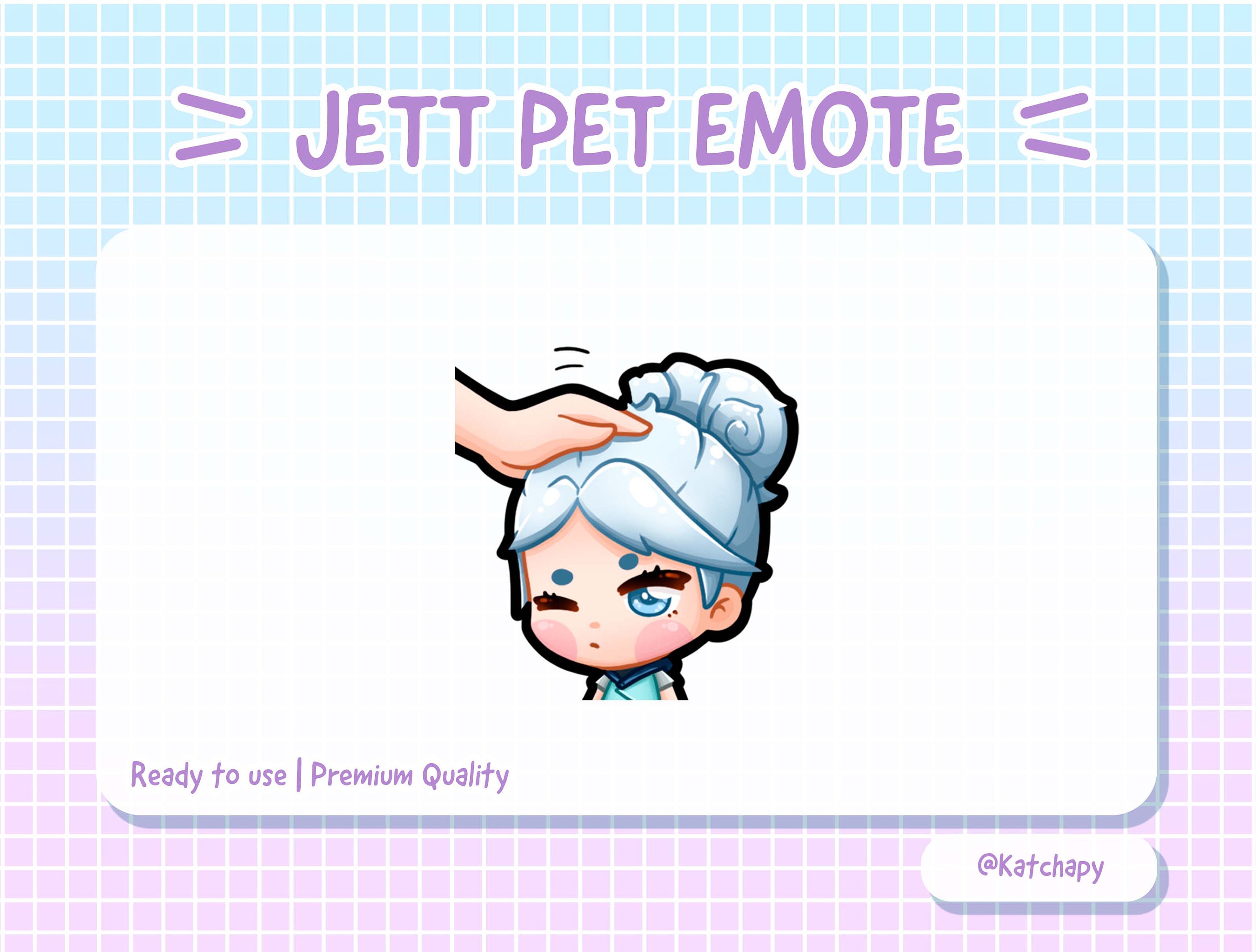 Jett Pet Emote for Twitch and Discord VALORANT - Etsy