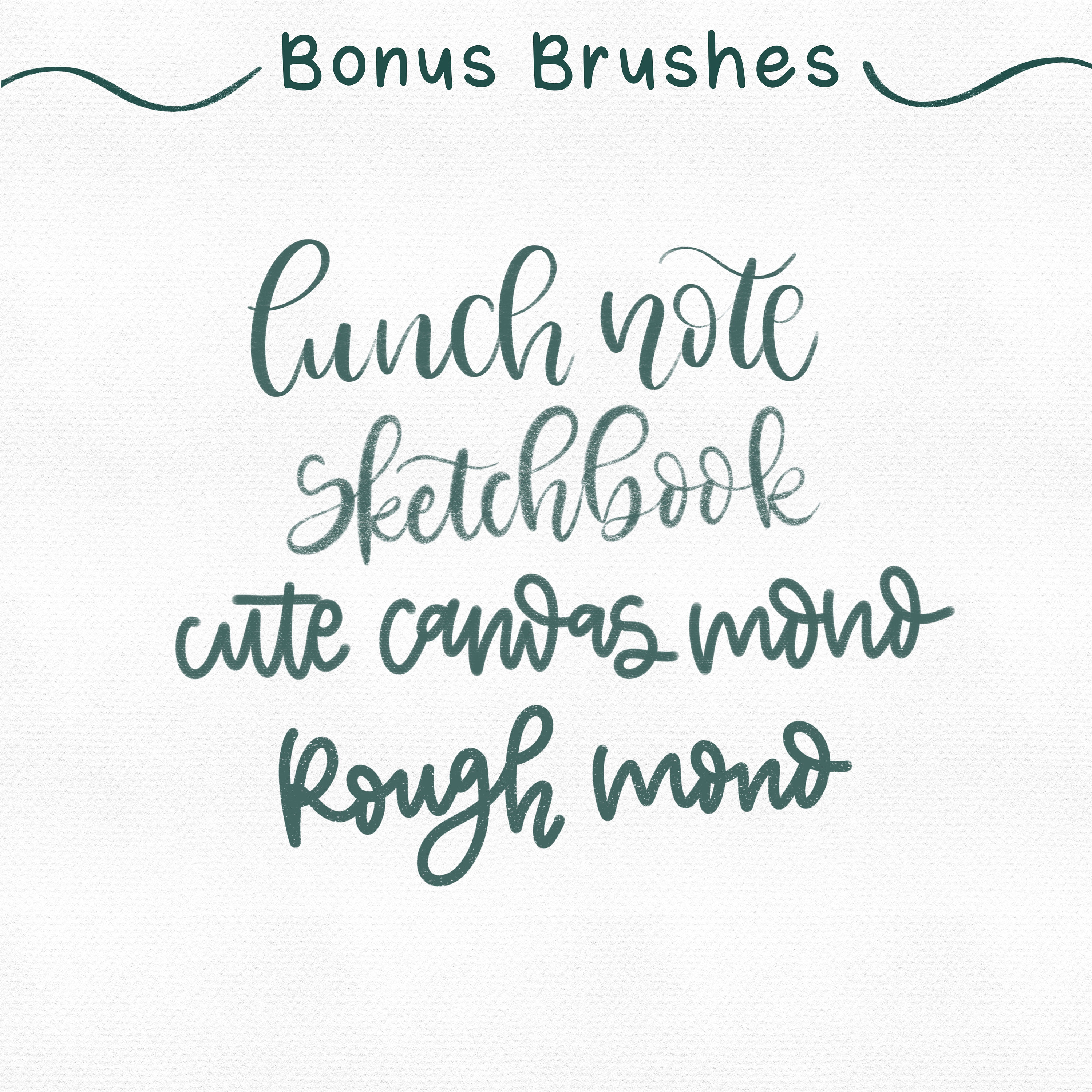 Brush Lettering Bundle for Procreate, 20 Procreate Brushes ...