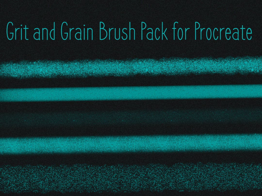 Grit and Grain Procreate Brush Pack, Procreate Brushes, iPad Procreate ...