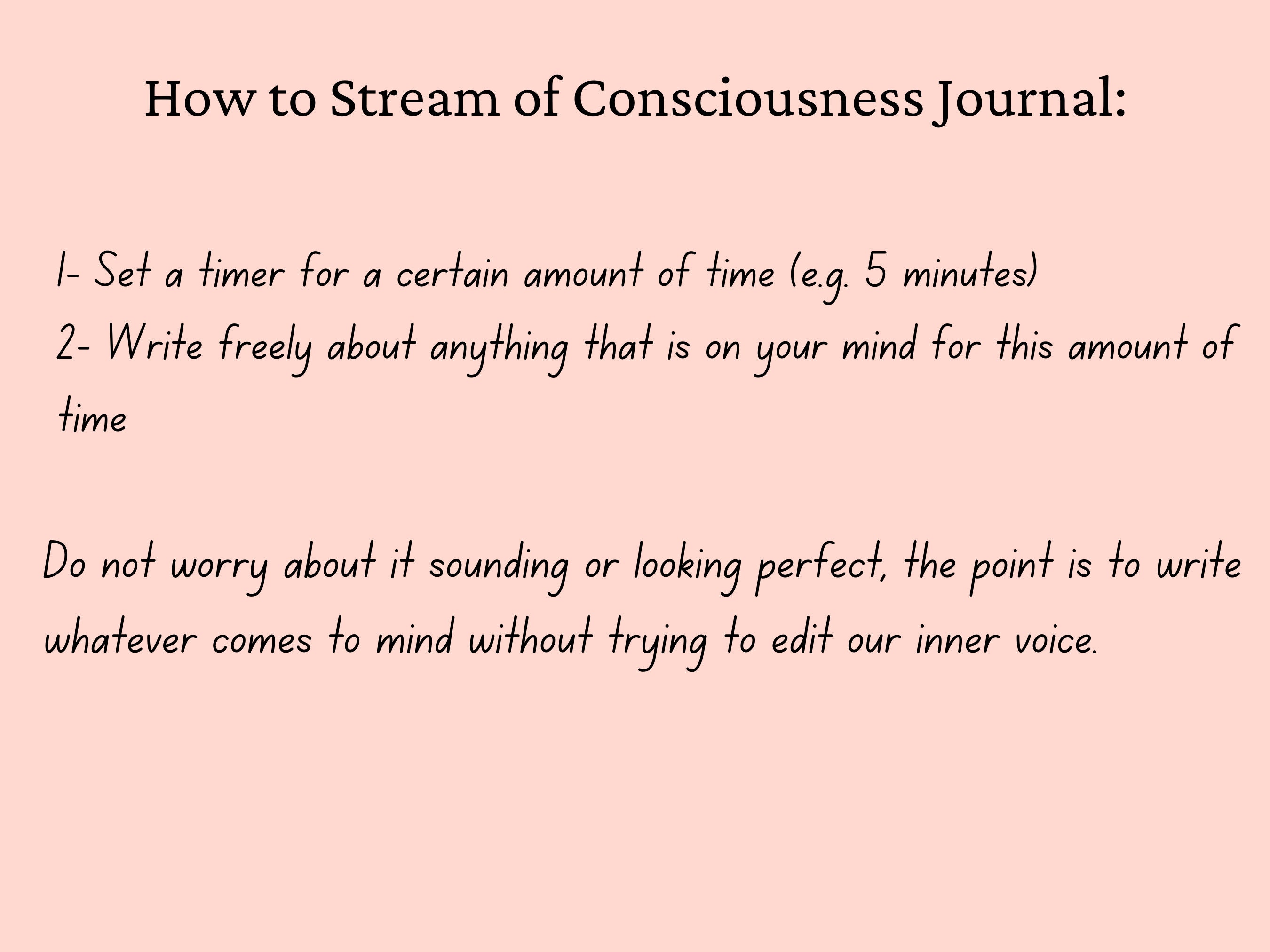 Stream of Consciousness Journal Printable | Printable PDF | Printable ...