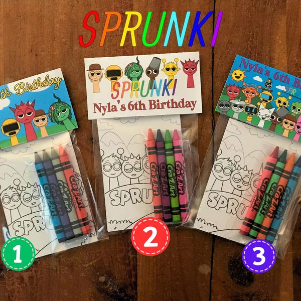 Sprunki Birthday Party - Etsy