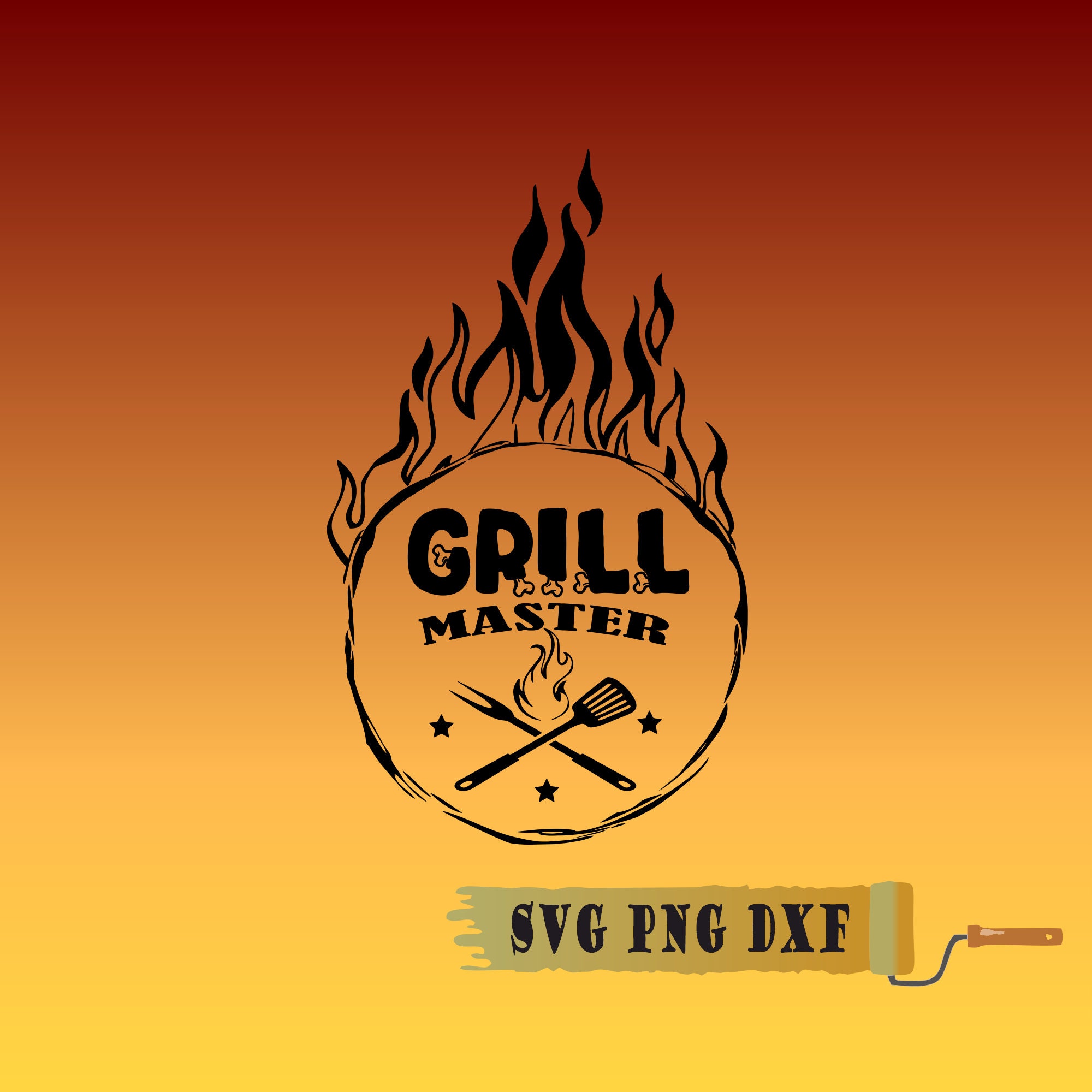 Grill Master SVG Grill SVG design Grill Master files for | Etsy