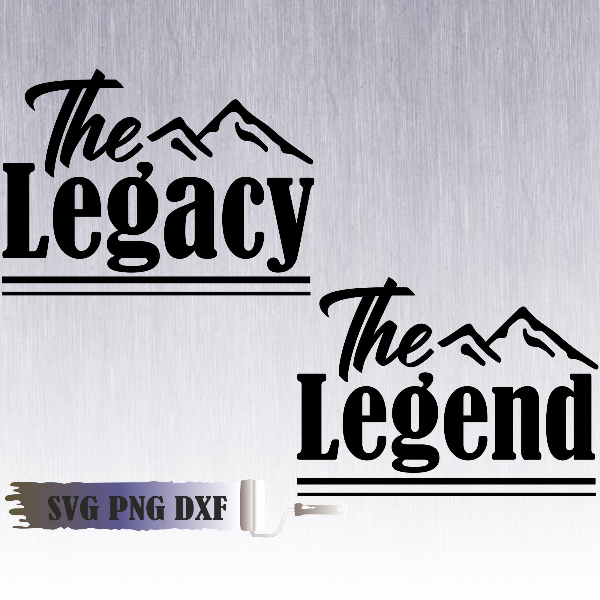 The Legend the Legacy Svg Dxf Png Files for Cutting Machines Cameo ...