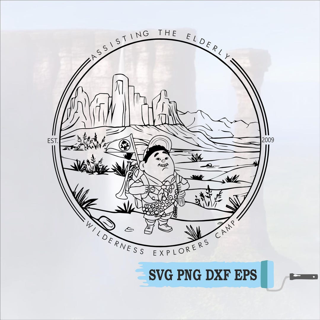 UP Svg Png Dxf Eps, Assisting the Elderly Svg, Wilderness Explorers ...