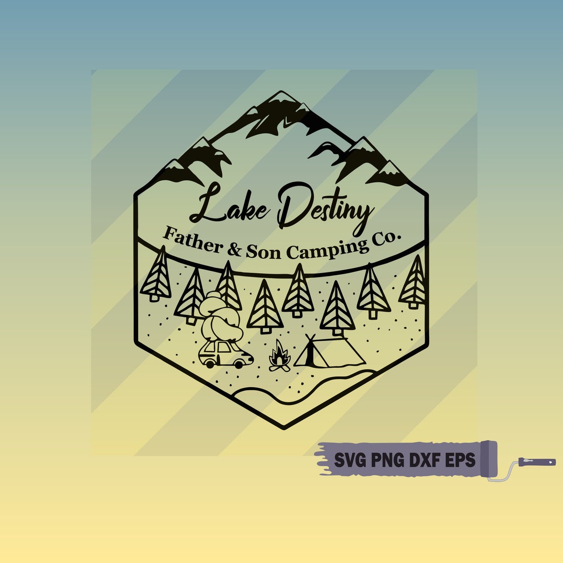 Lake Destiny Svg Png Dxf Eps A Goofy Movie Svg Camping Svg - Etsy