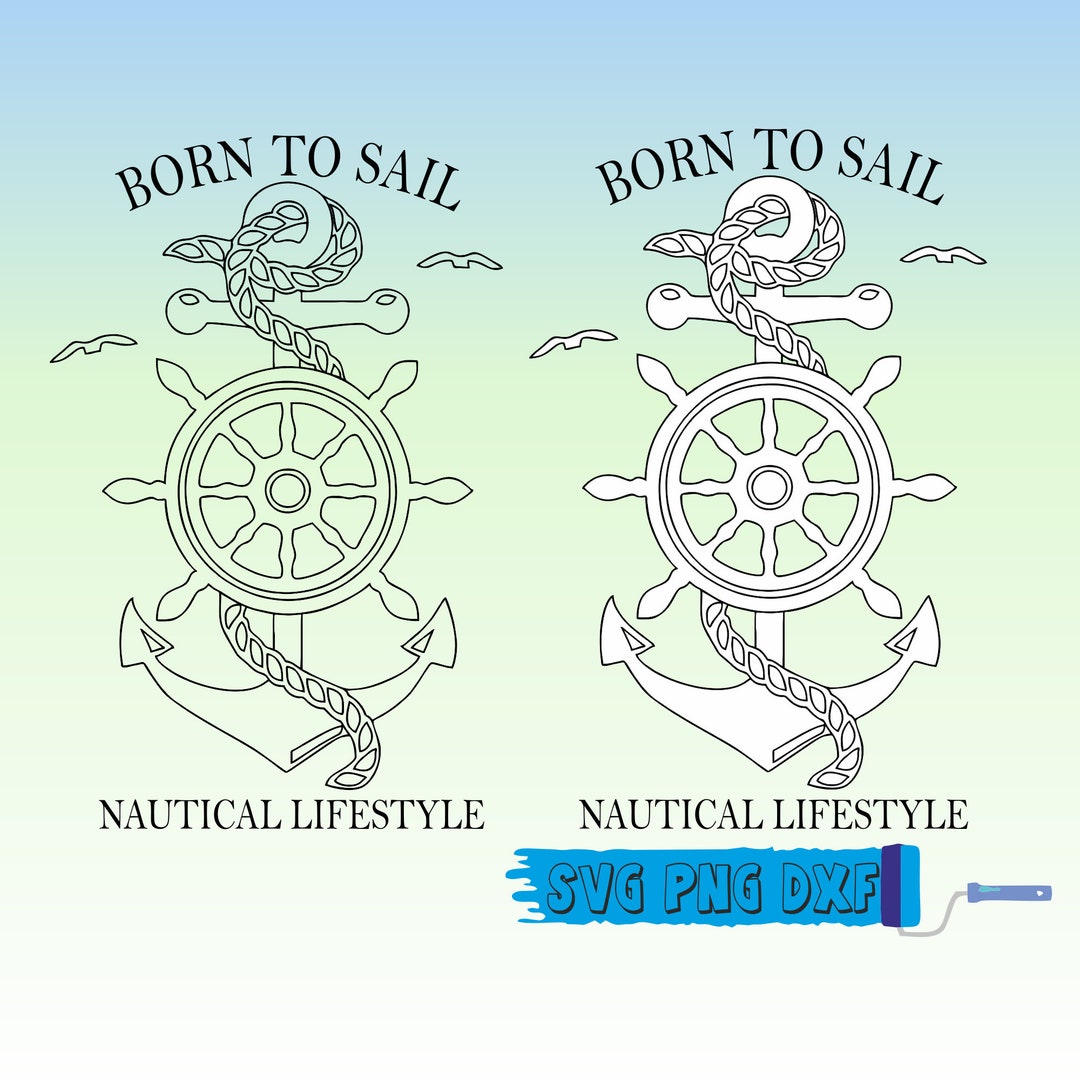 Nautical Svg Png, Nautical Lifestyle Svg File, Anchor SVG Clipart ...