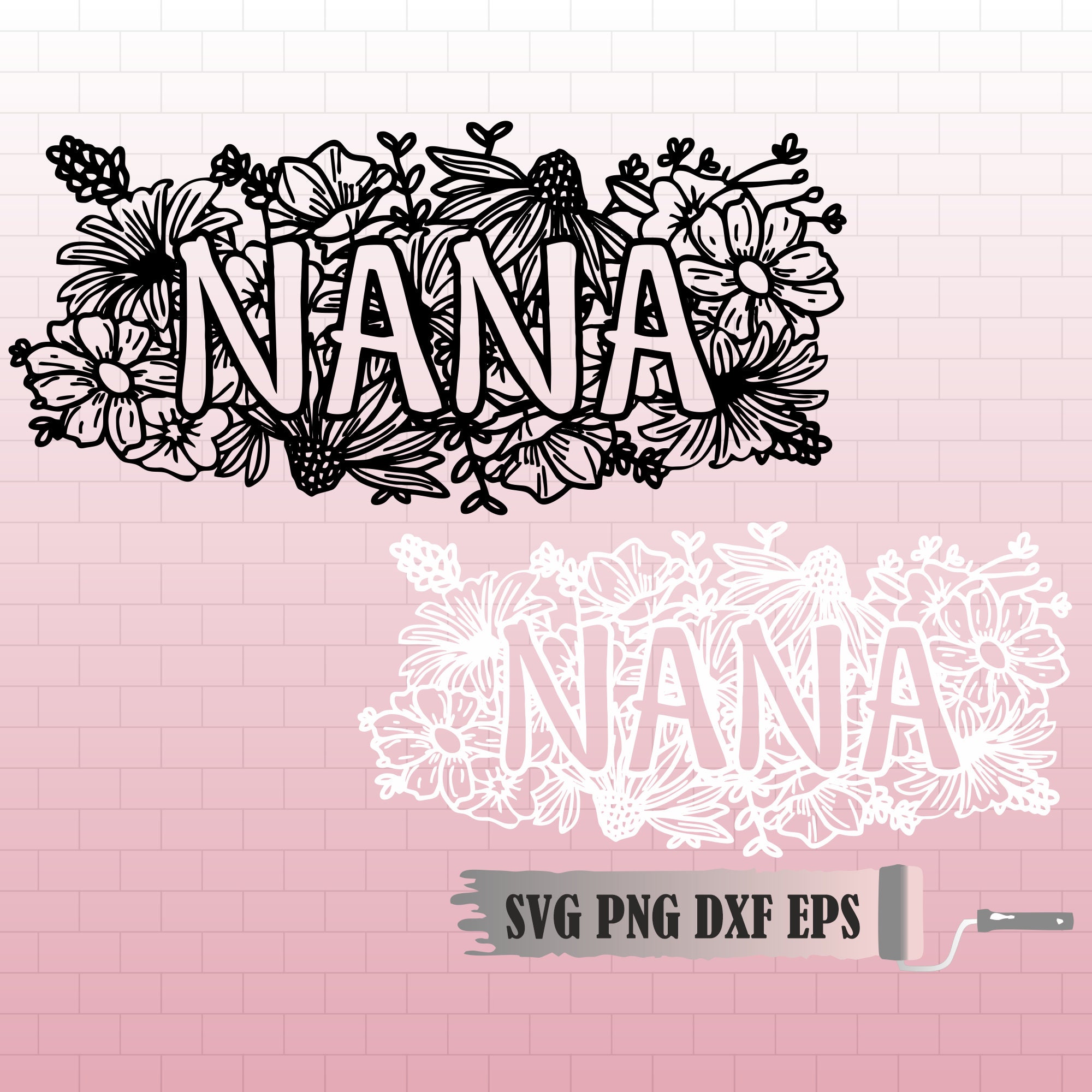 Best Nana SVG Design Blessed Nana SVG File for Cricut Nana SVG Digital ...
