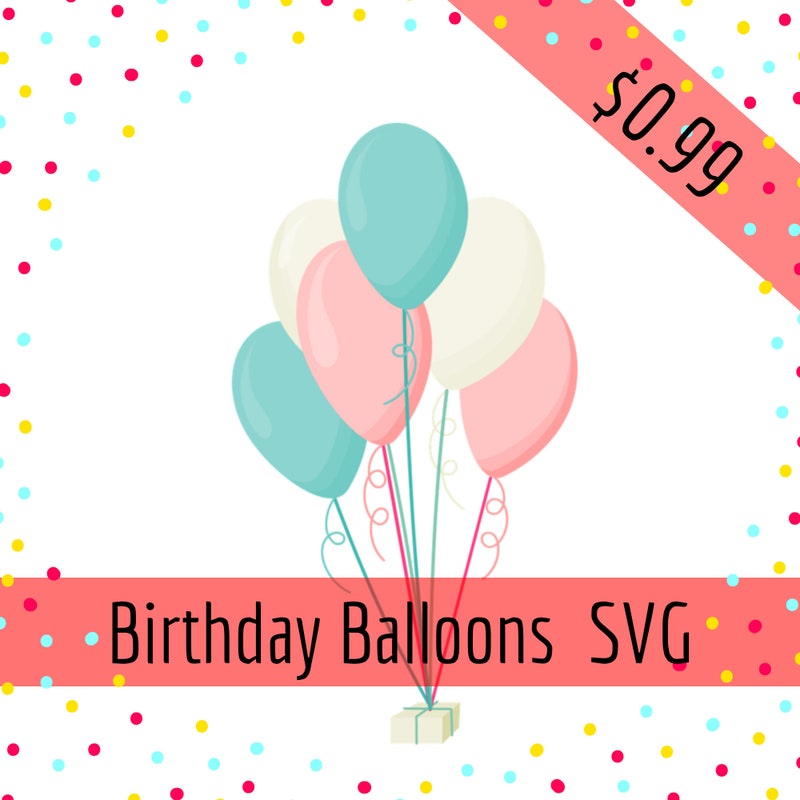 Balloons Svg - Etsy