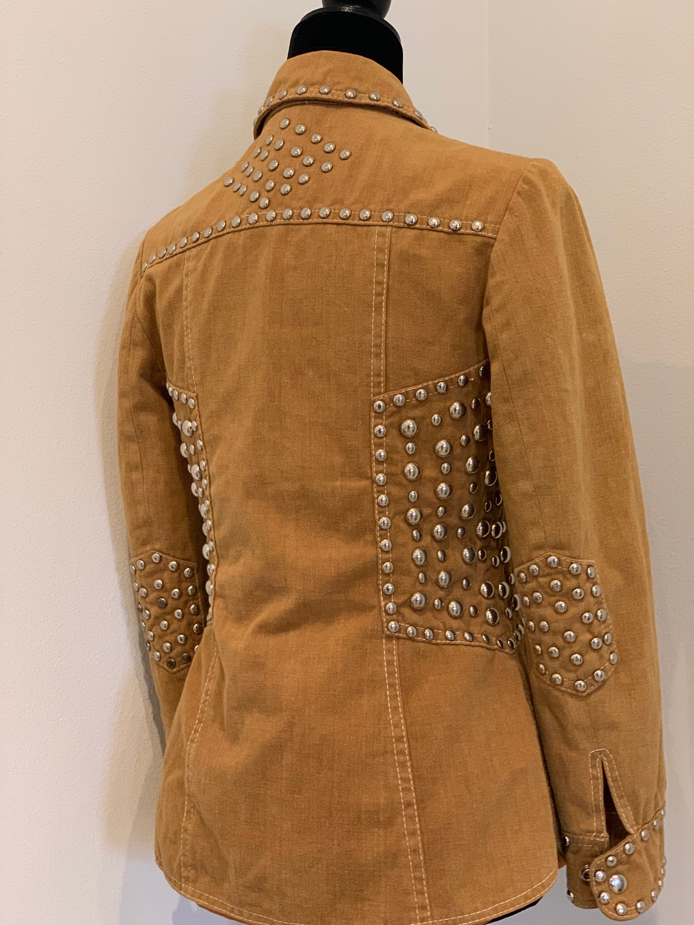 1970s Vintage Dotti Didit Studded Denim Suit Size US 5/6 - Etsy