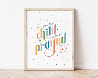 Kid's Bible Verse Prints Puppy Dog Wall Art Christian - Etsy