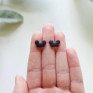 Mickey Inspired Polymer Clay Stud 3 Pack | Mouse Clay Themed Earrings ...