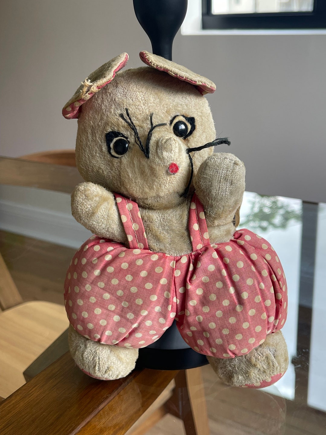 Vintage 1960s Era Knickerbocker Mouse Plush - Etsy