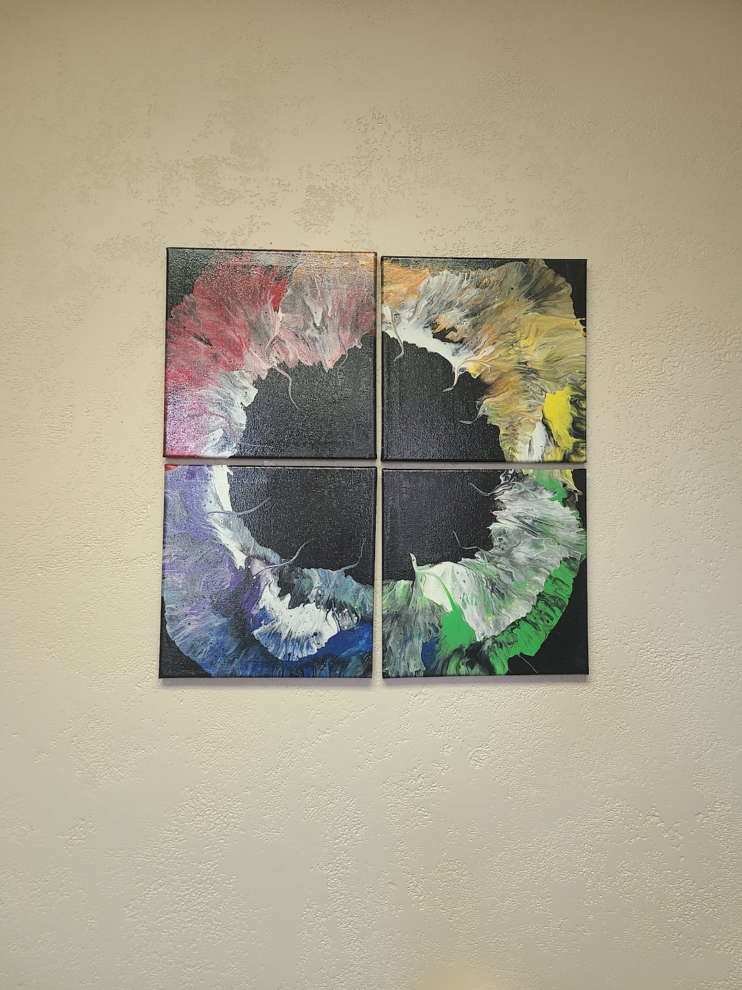 Multi Canvas Collage Painting - Etsy