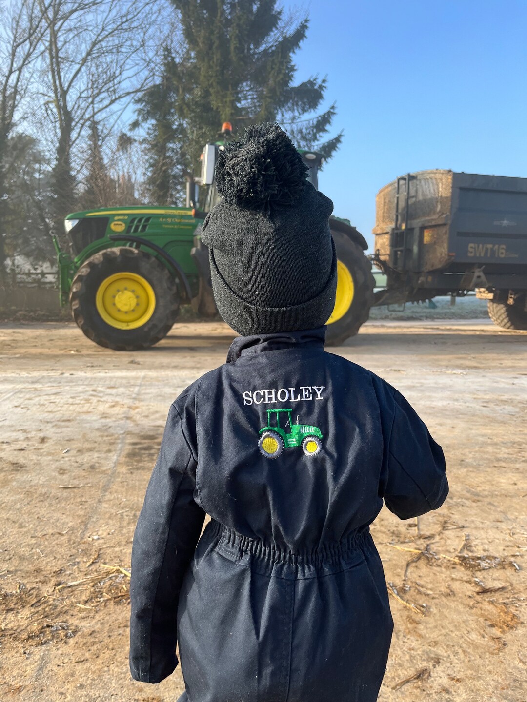 Personalised Tractor Overalls for Children Perfect for Farmers ...