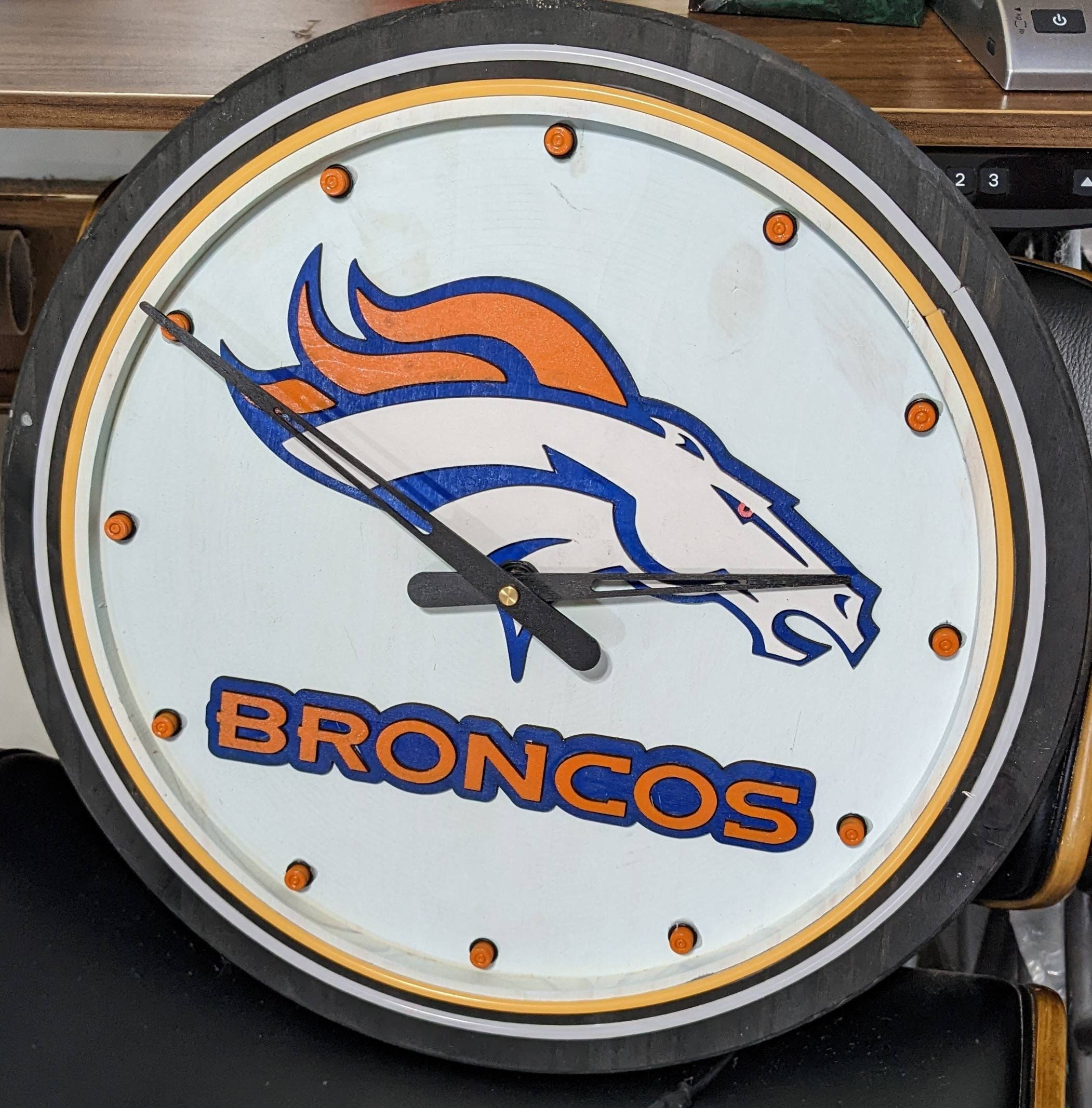 Custom 18' Neon Clock Your Logo W/led Double Outline - Etsy