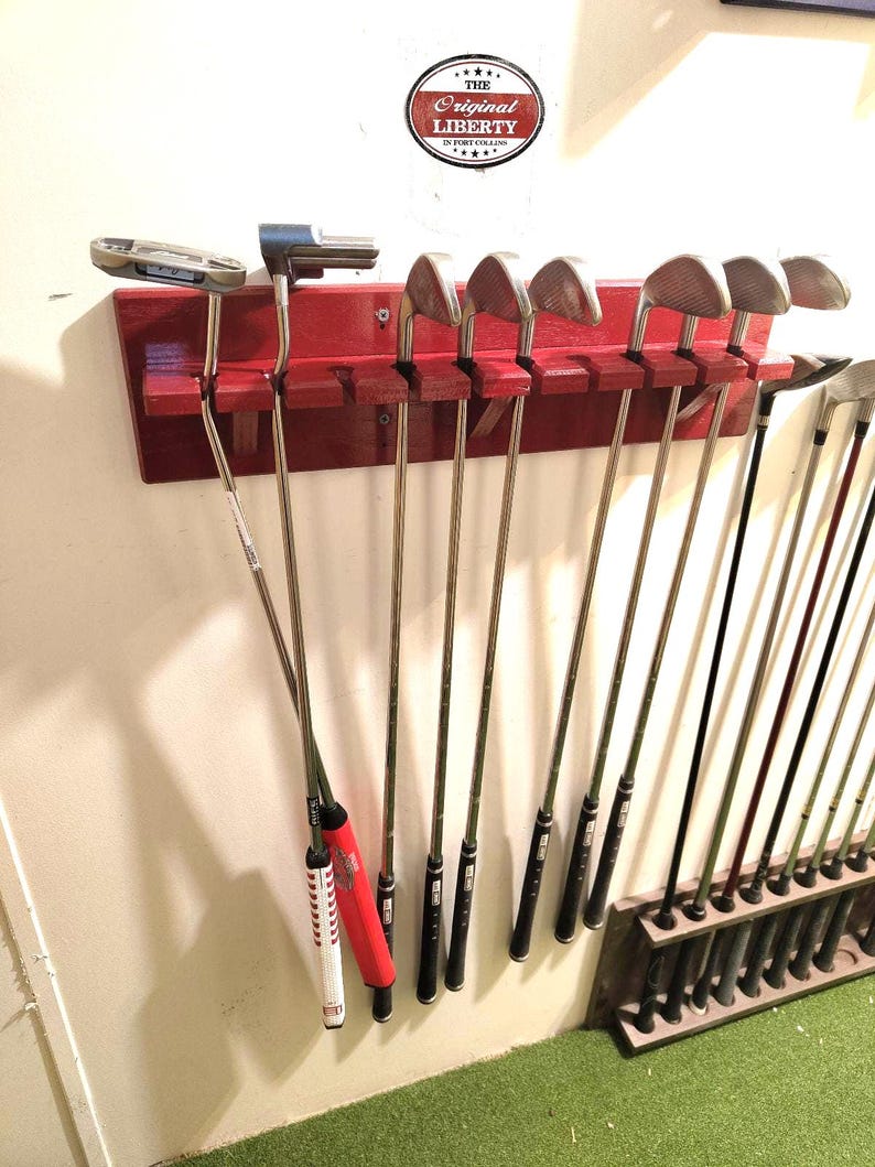 Golf Club Wall Display, Shaft/hosel Side - Etsy