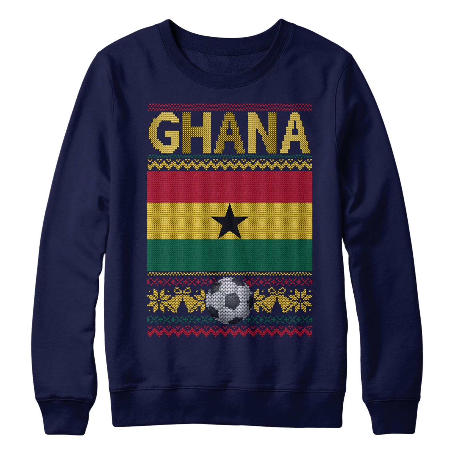 Ghana Christmas Jumper Ghana Football Christmas Tshirt for - Etsy UK