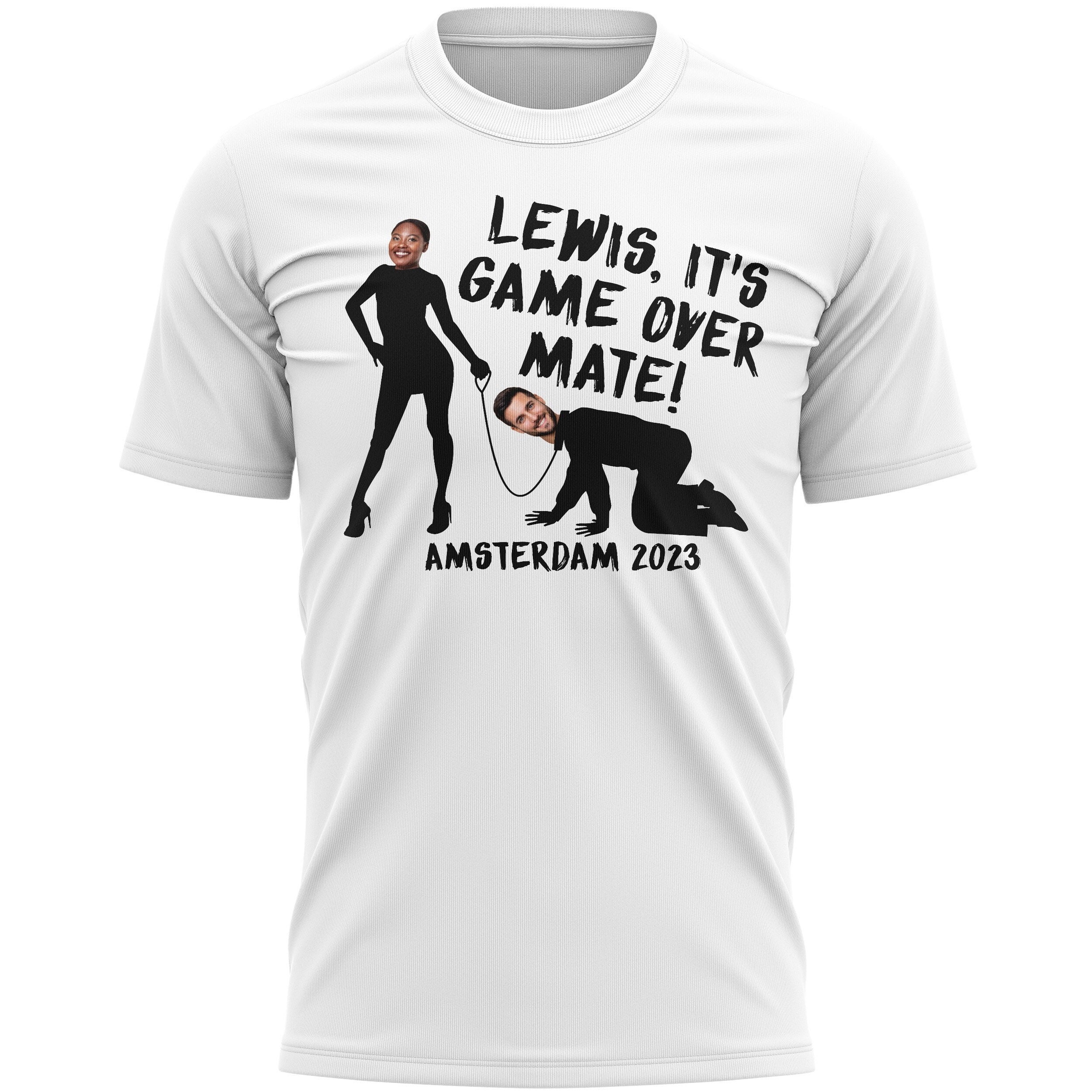 Personalised Its Game Over T Shirt Mens - Etsy