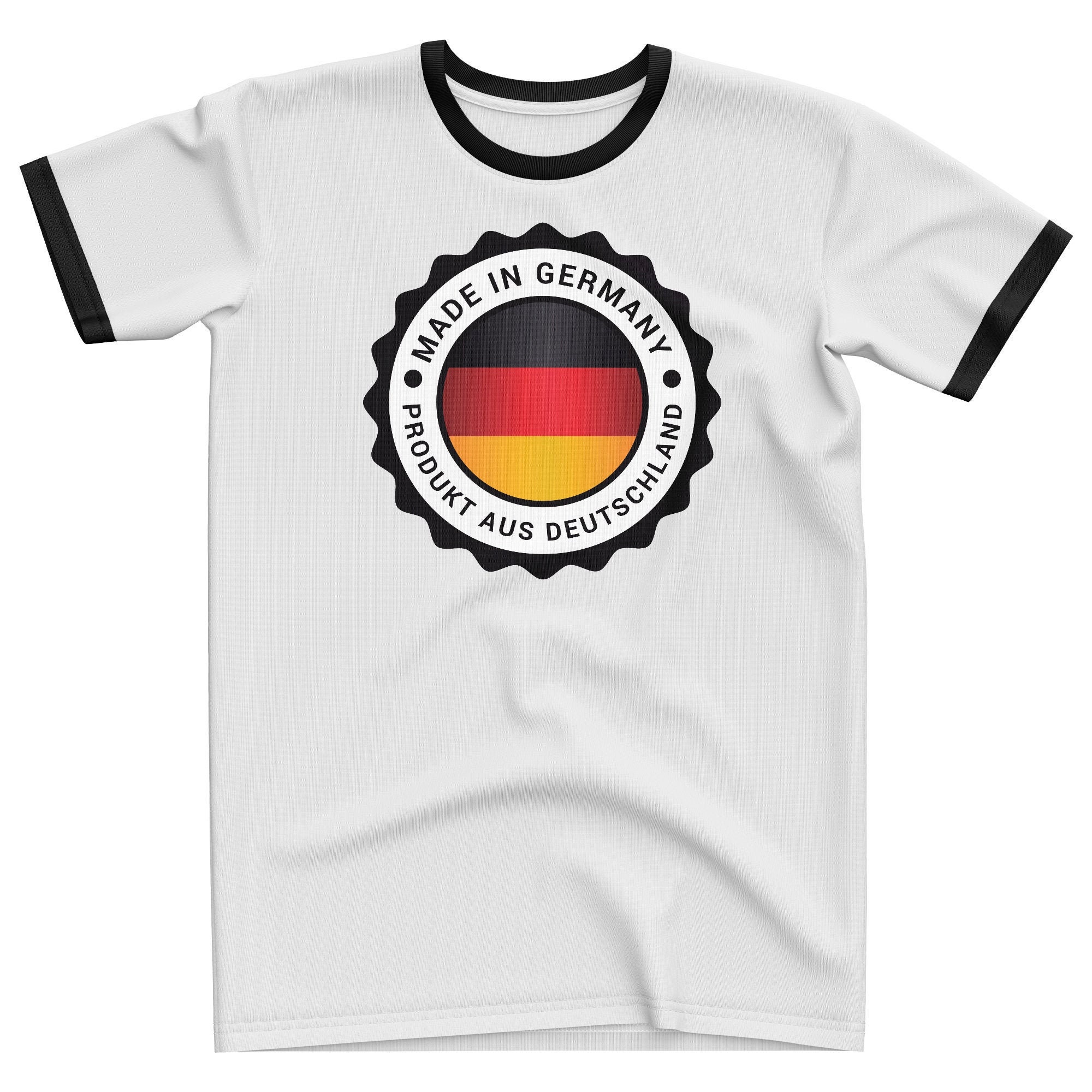 Made In Germany T Shirt Deutschland Tshirt Ringer Weiß | Etsy