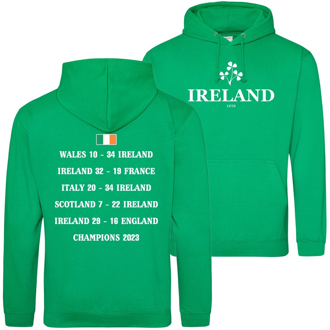 Ireland Champions Rugby Hoodie Men - Etsy