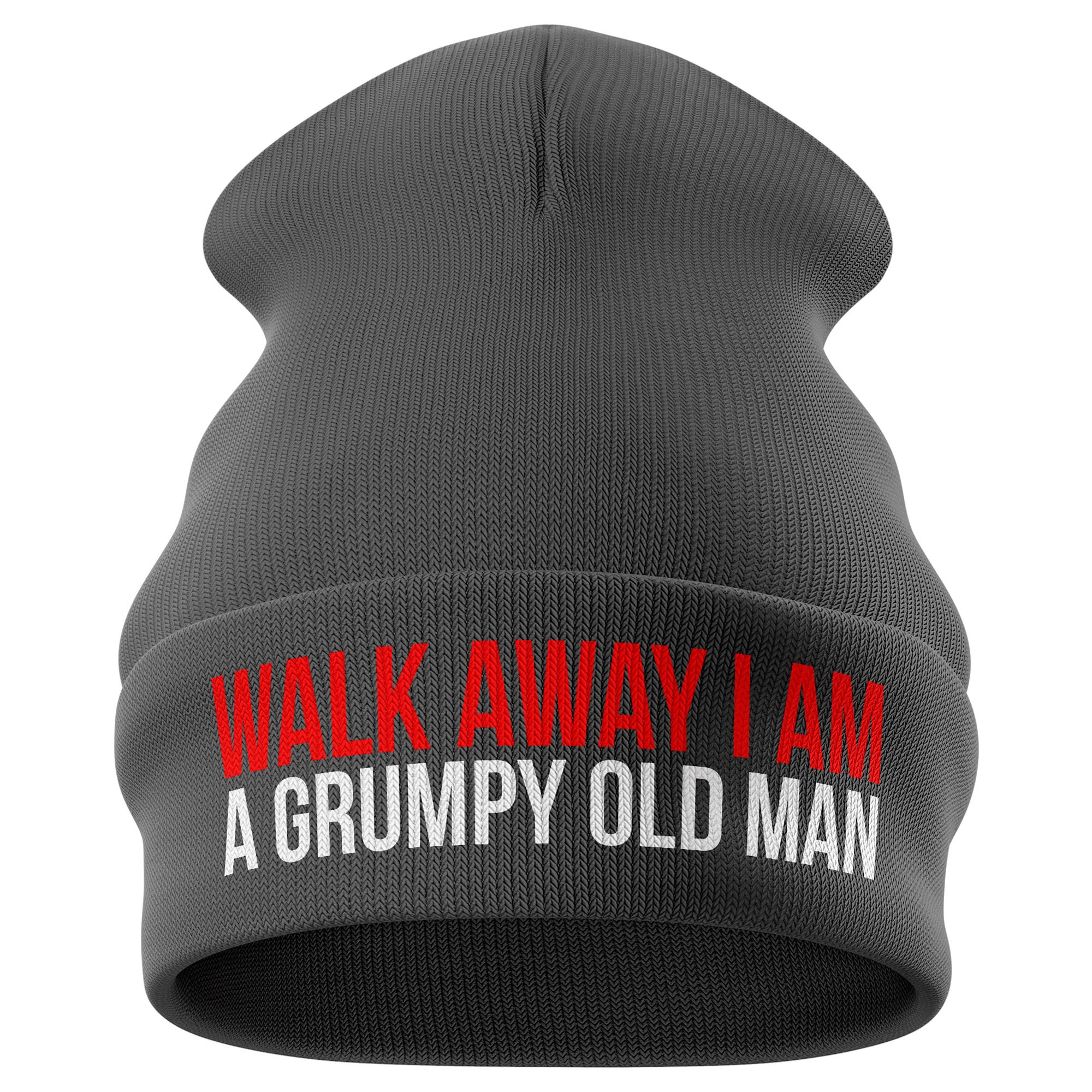 Grumpy Old Man Funny Beanie Hat EMBROIDERED Beanie Gift for | Etsy