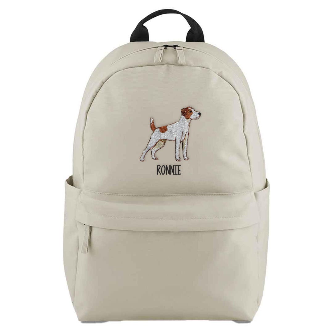 Personalised Jack Russell Backpack, Custom Dog Bag for Kids, Back to ...