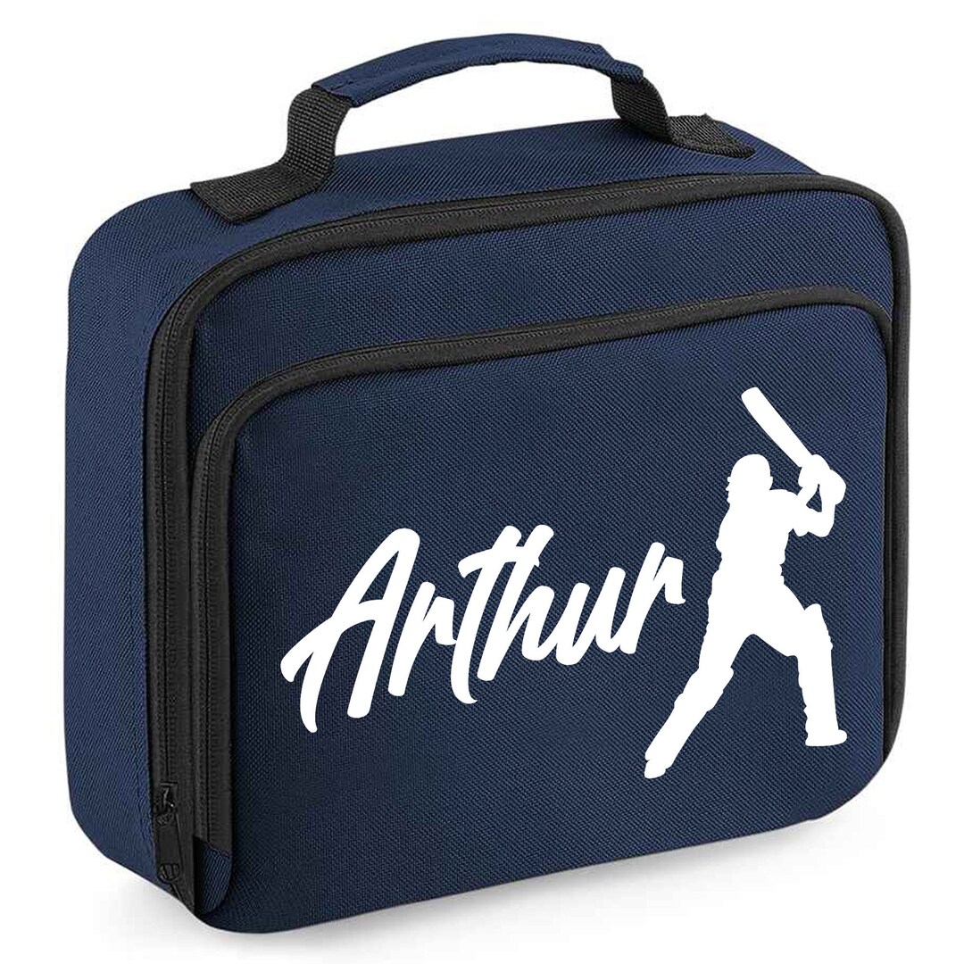 Personalised Cricket Player Lunch Bag Kids - Etsy