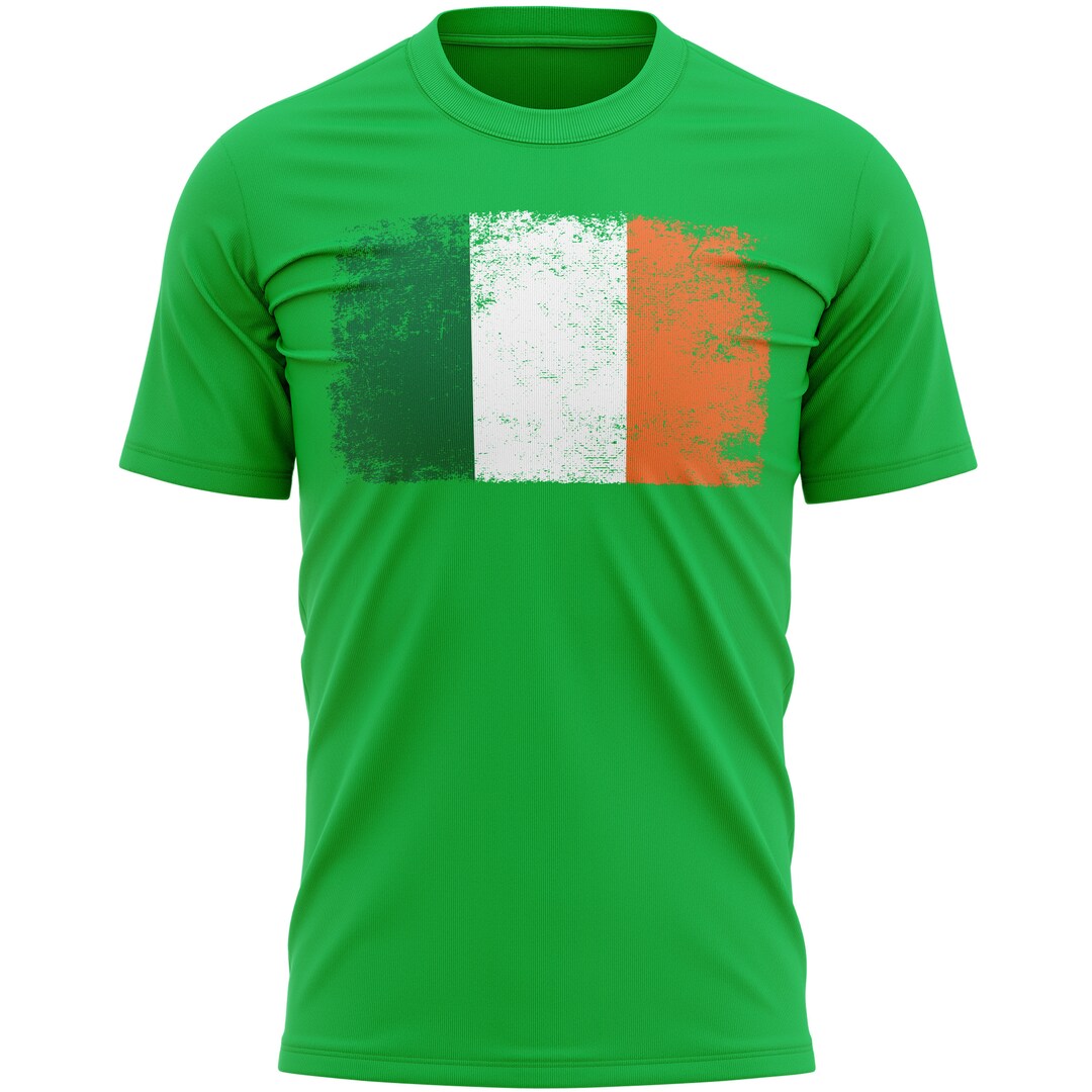 Ireland Grunge Flag T Shirt Mens - Etsy