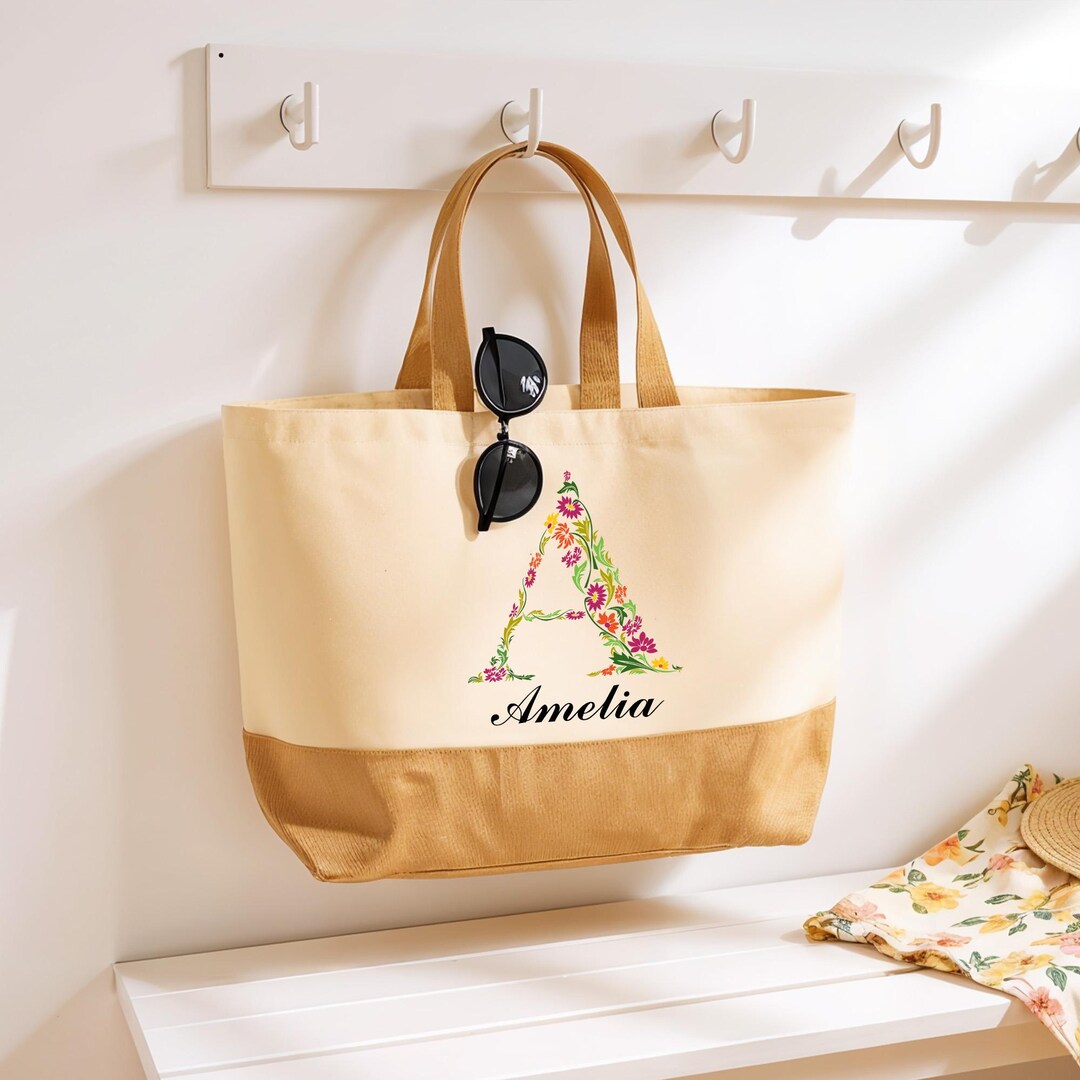 Customised Thank You Gifts for Teachers, Personalised Tote Bags, Unisex ...