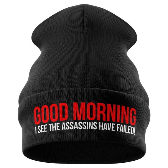 Assassins Have Failed Funny Beanie Hat EMBROIDERED Beanie | Etsy