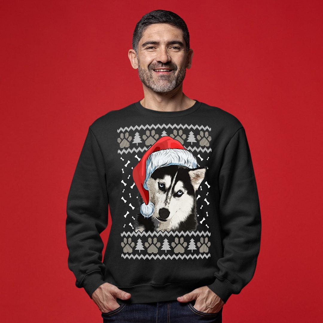 Husky Christmas Sweater, Husky Sweatshirt, Christmas Sweater, Christmas ...