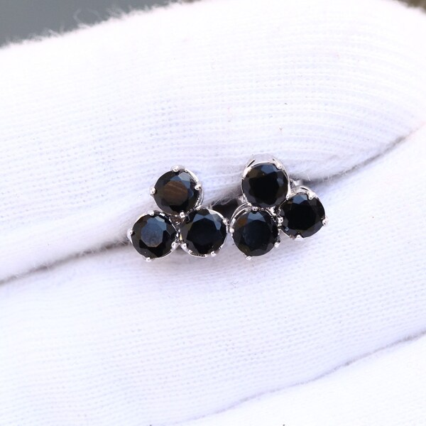 Triangle Onyx Earrings - Etsy