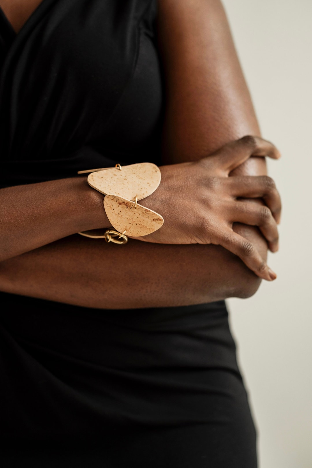 Pulsera modular de puño de corcho / Puño vegano de mujer / Puño de ...