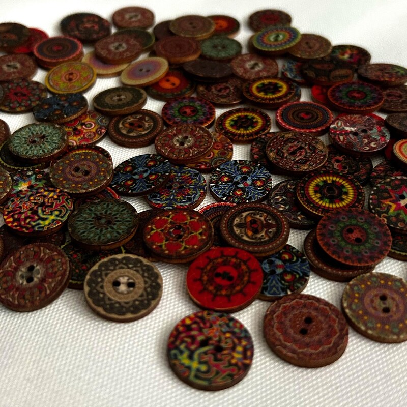 Bohemian Buttons - Etsy