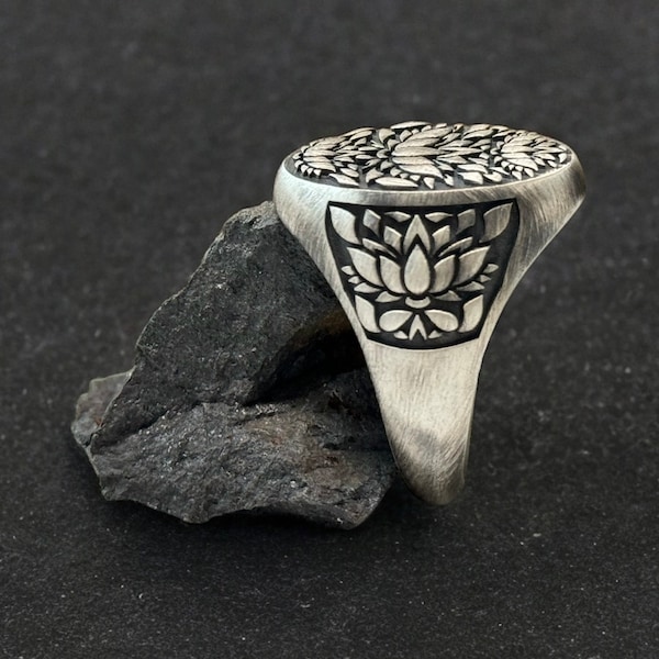 Lotus Ring - Etsy