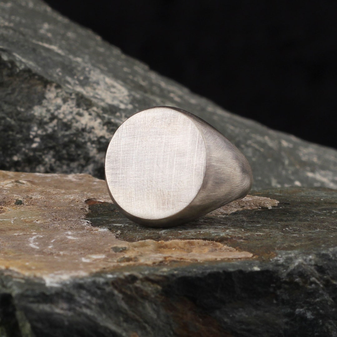 Sterling Silver Ring ,engraved Mens Ring, Ring for Man,signet Men Ring ...