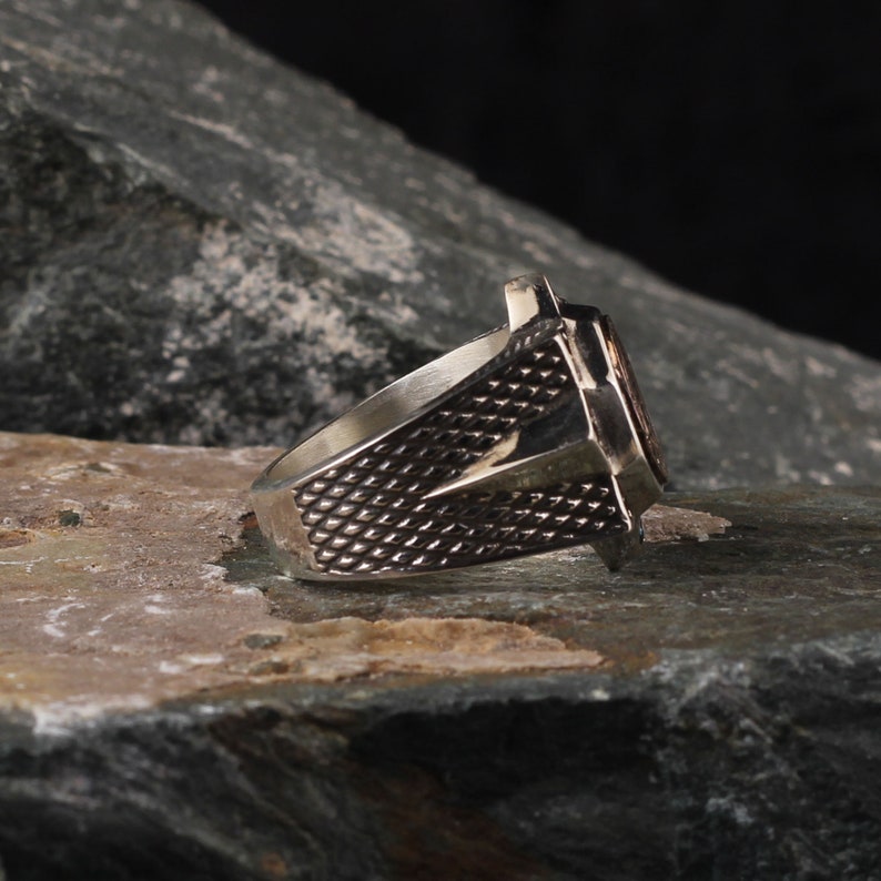 Star of David Ring Occult Ring Sterling Silver Mens Ring | Etsy