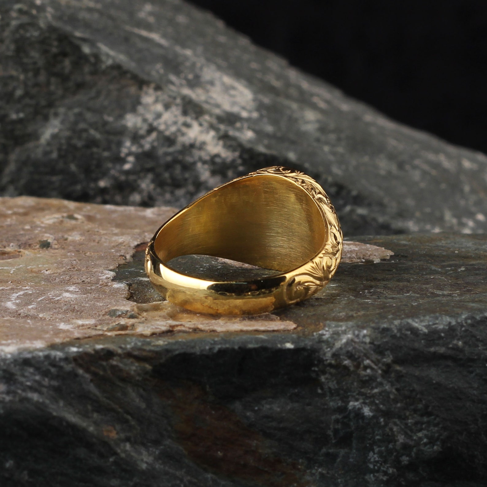 Oval Onyx Man Engagement Ring Man Ring Goldfamily Ring - Etsy