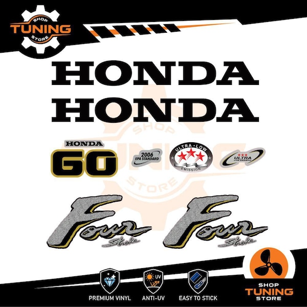 Honda Outboard Decals - Etsy