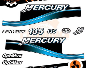 Mercury 15 HP Four Stroke 2006 Outboard Engine Decals Sticker - Etsy