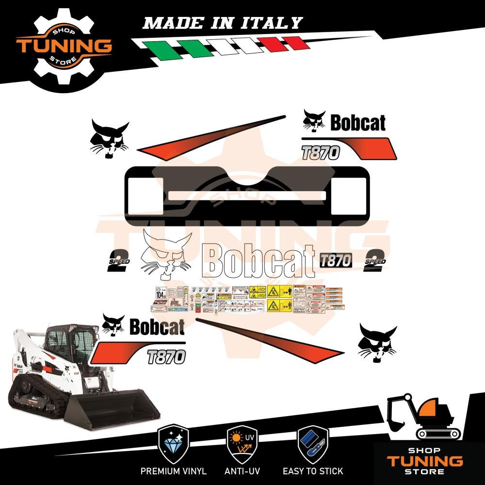 Bobcat Loader Sticker Kit T770 M T770 M2 870 M T870 M2 - Etsy
