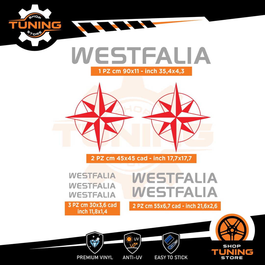 Camper Decal Sticker Kit Compatible With Westfalia Decals. - Etsy