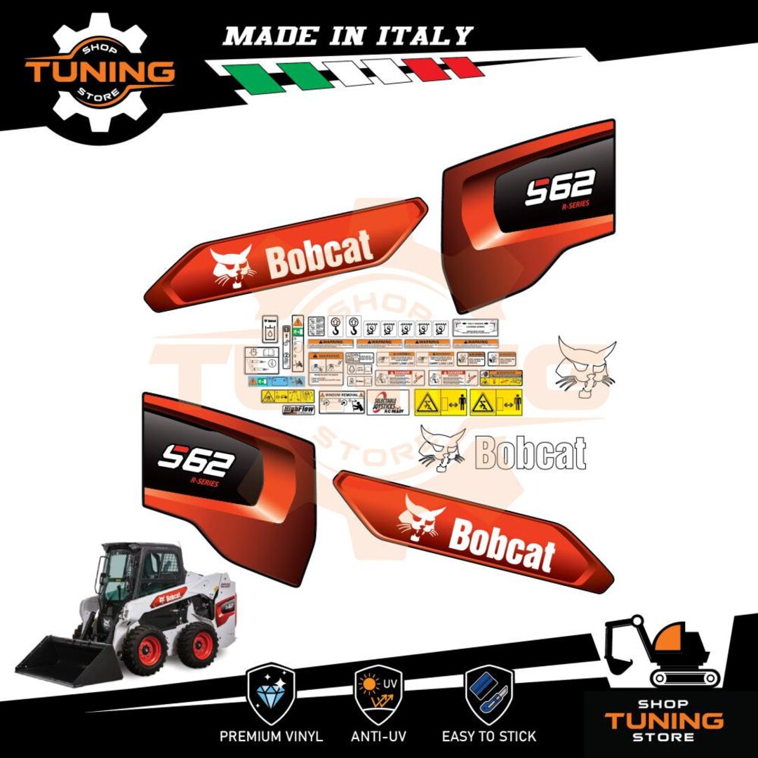 Bob Cat Shovel Sticker Kit 7753 A300 K A300 Turbo A300 Turbo - Etsy