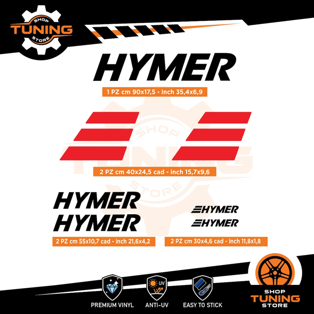 Kit Stickers Camper Decal Hymer - Etsy