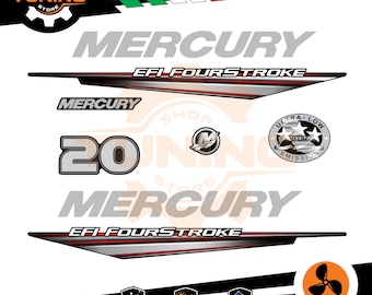 Mercury 20 Hp Decal - Etsy