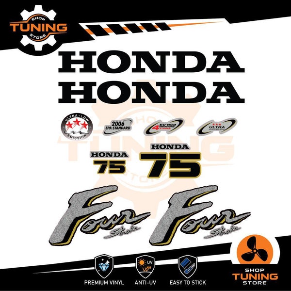 Honda Outboard Decals - Etsy