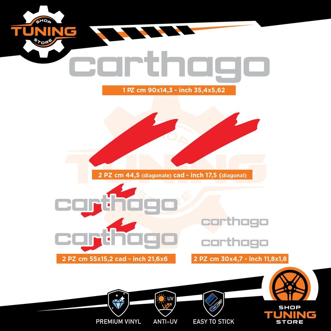 Camper Decal Sticker Kit Compatible With Carthago - Etsy