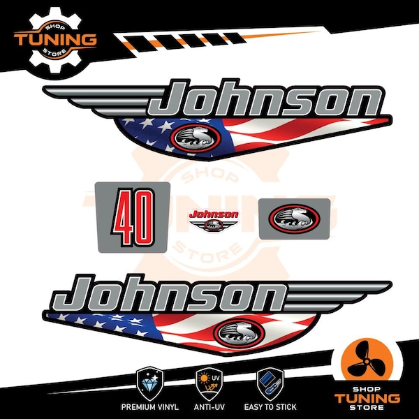 Johnson Outboard Decals - Etsy